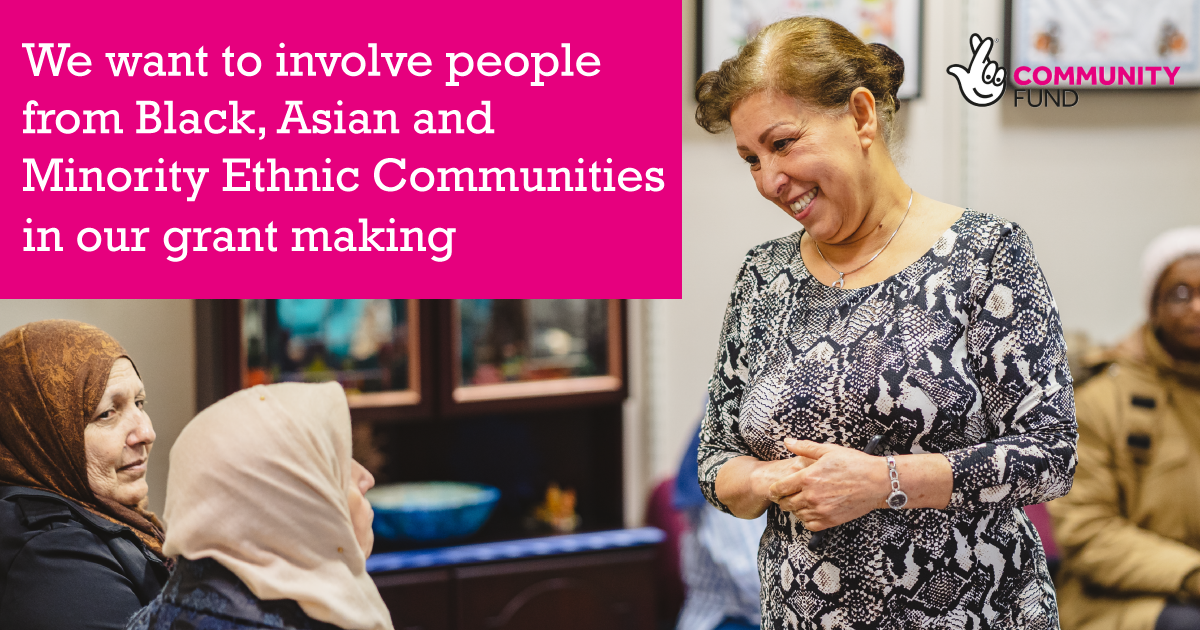 We want to involve people from Black, Asian and Minority Ethnic ...